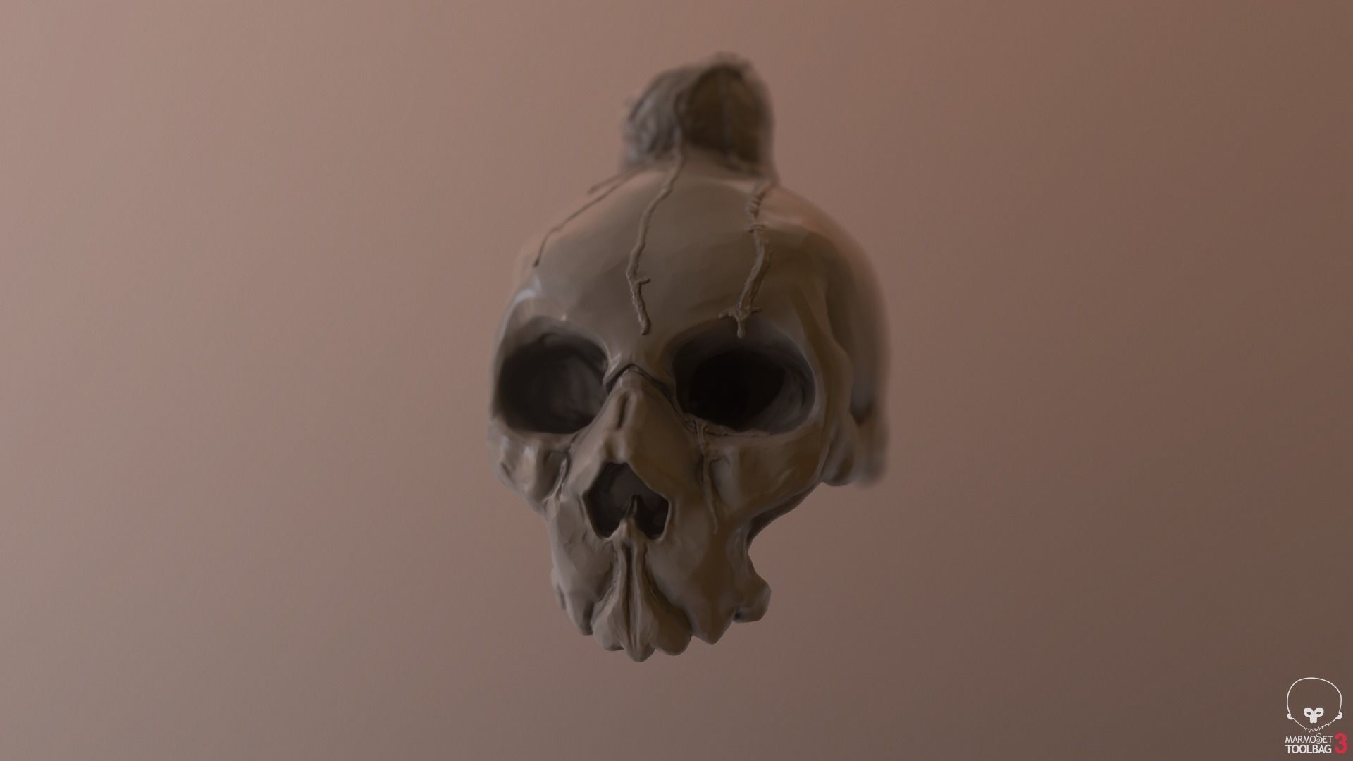 Skull Candle Handle 3D model 3D printable | CGTrader