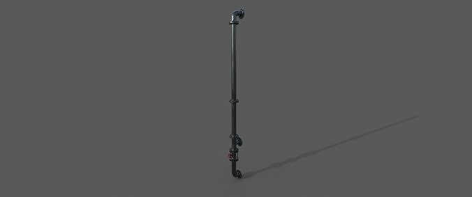 steel pipes 3D model | CGTrader
