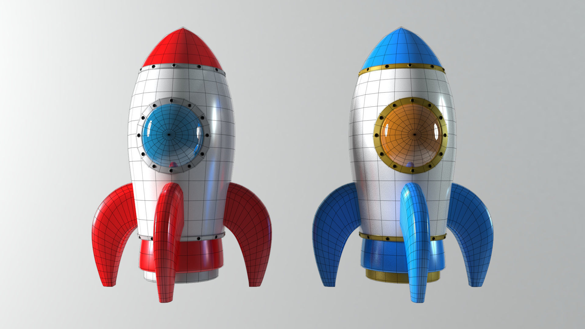 Rocket Toy 3D model | CGTrader
