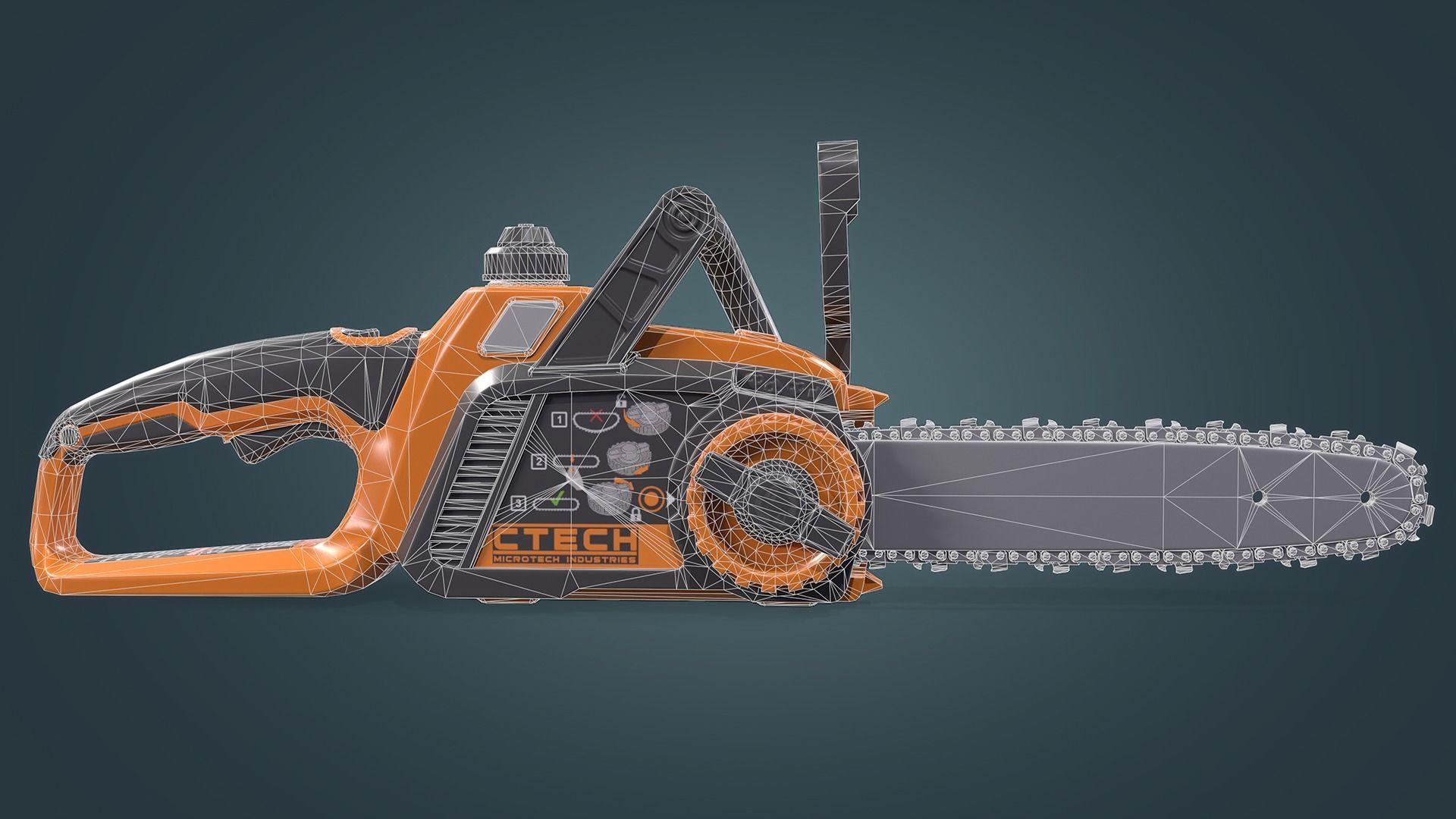 3D model Chainsaw VR / AR / low-poly | CGTrader