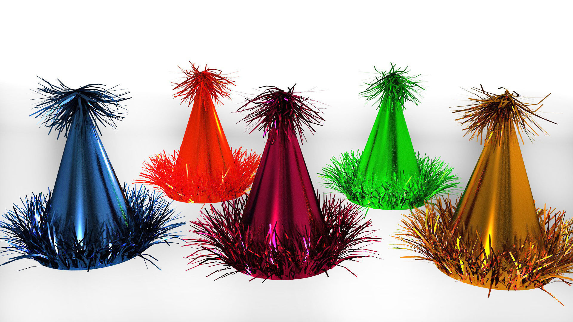 3D model Celebration Party hat VR / AR / low-poly | CGTrader