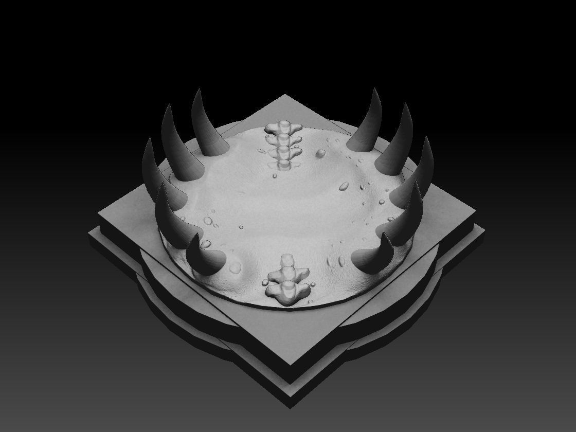 6 DnD figurines base stand foot fantasy sand pack 3D model 3D printable ...