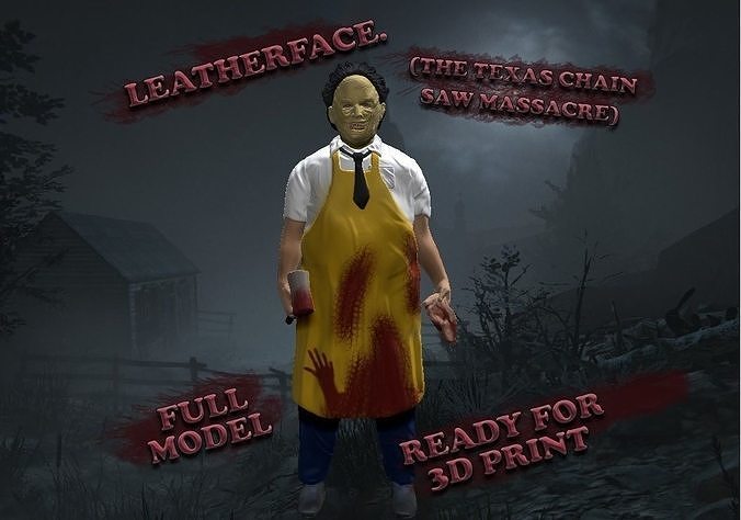 Leatherface 3D model 3D printable | CGTrader