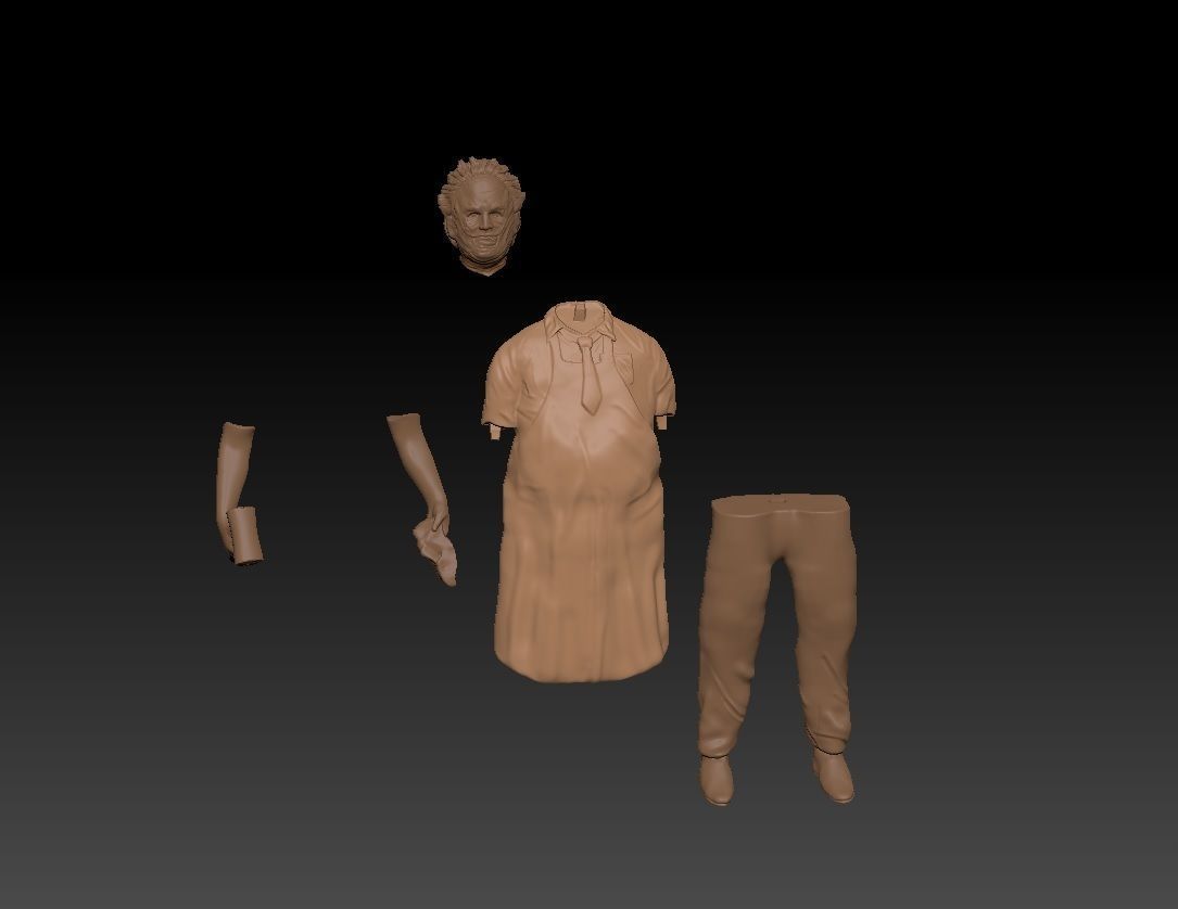 Leatherface 3D model 3D printable | CGTrader