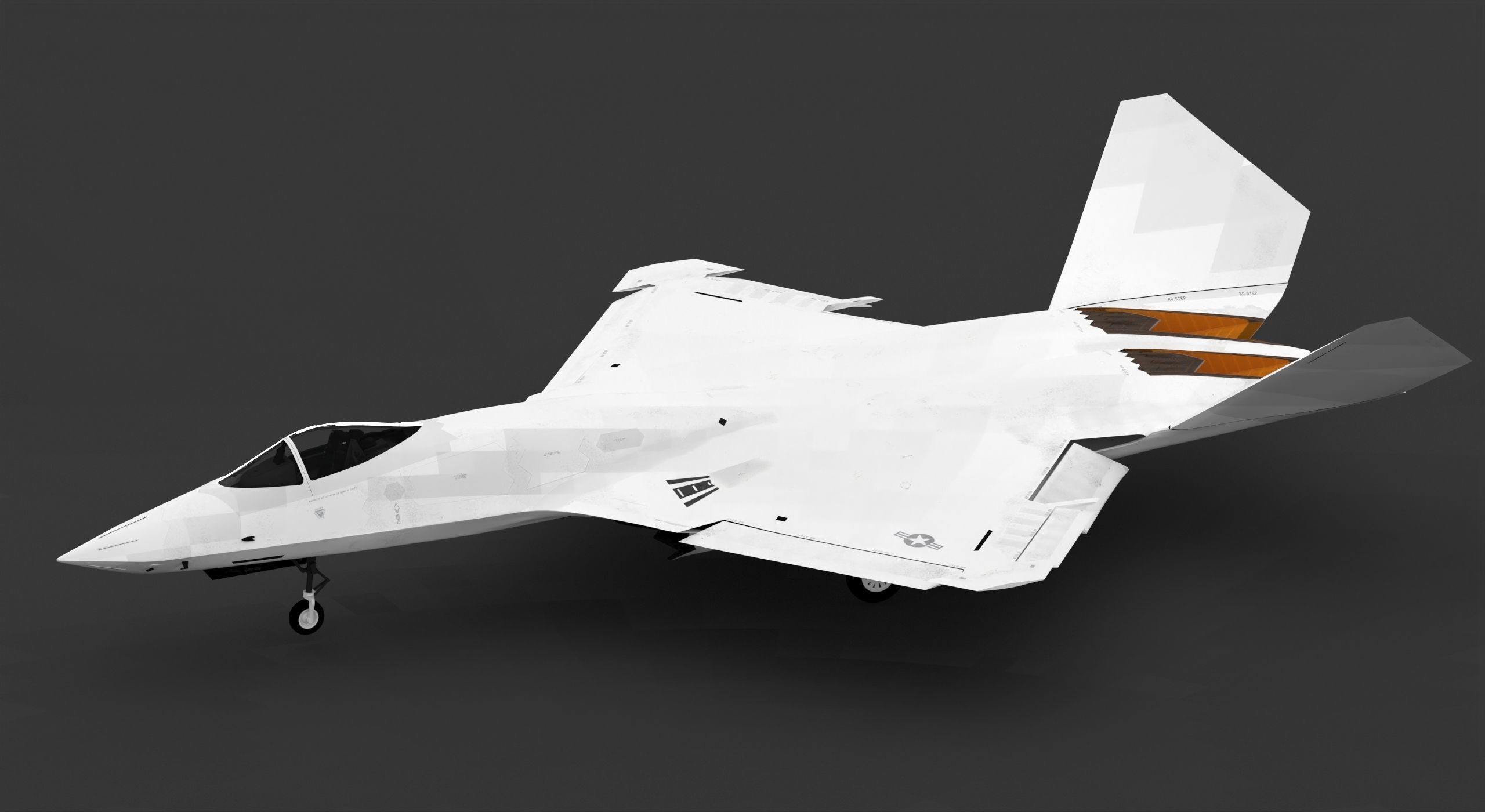 YF-23 Jade 3D model | CGTrader