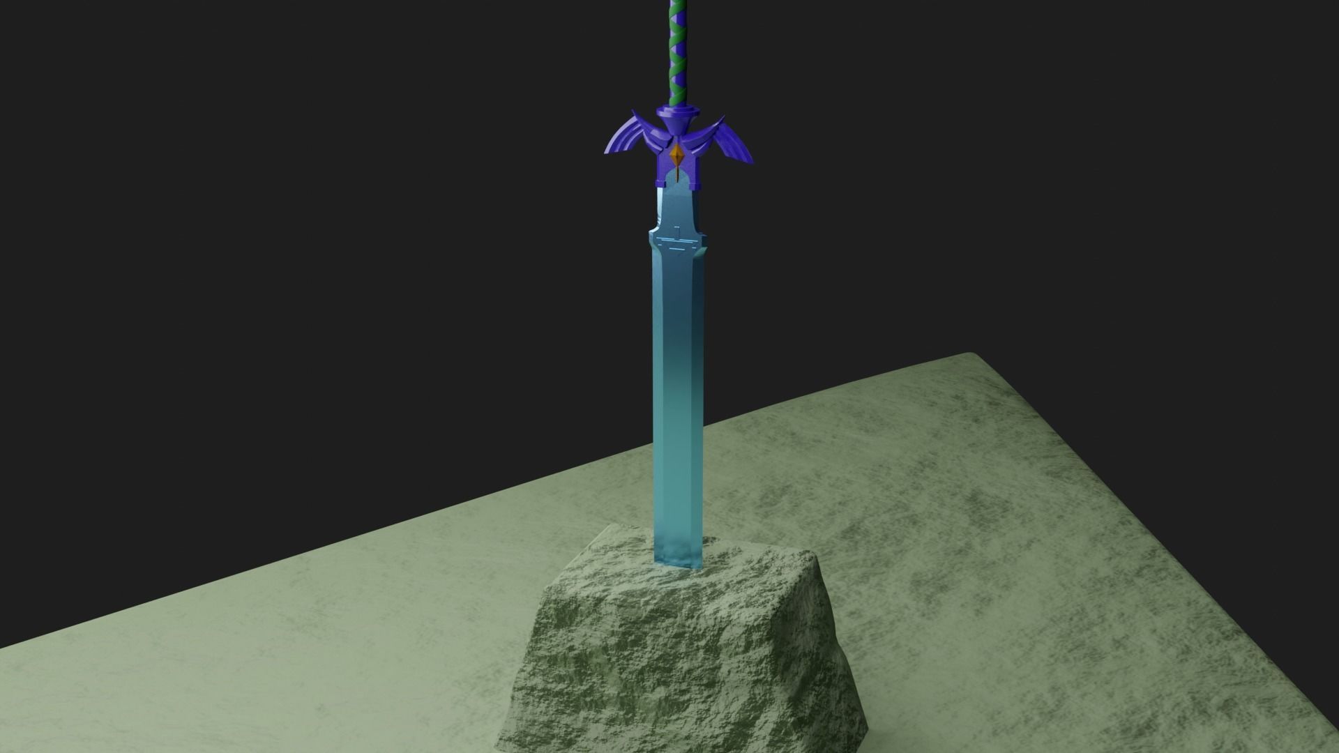3D model Master sword the legend of zelda VR / AR / low-poly | CGTrader