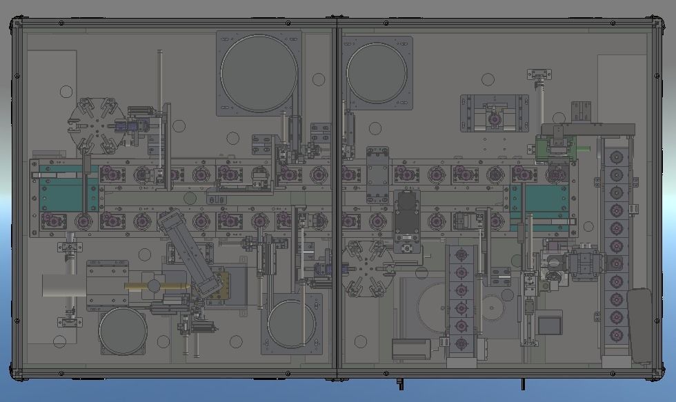 Automatic DC motor assembly production line 3D model | CGTrader