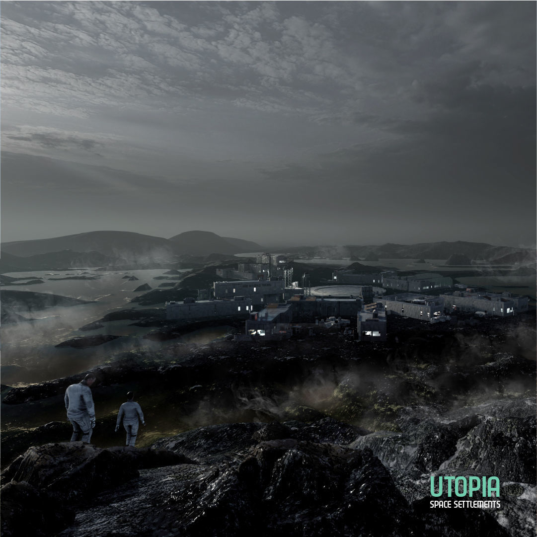 3D model Space Settlements VR / AR / low-poly | CGTrader