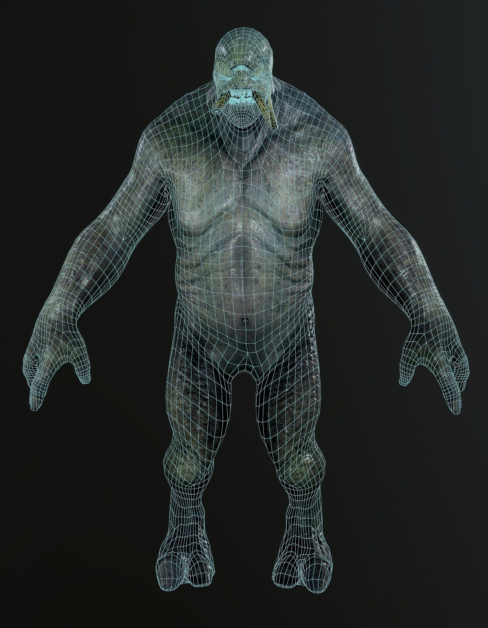 3D model Monster-RIGGED VR / AR / low-poly rigged | CGTrader