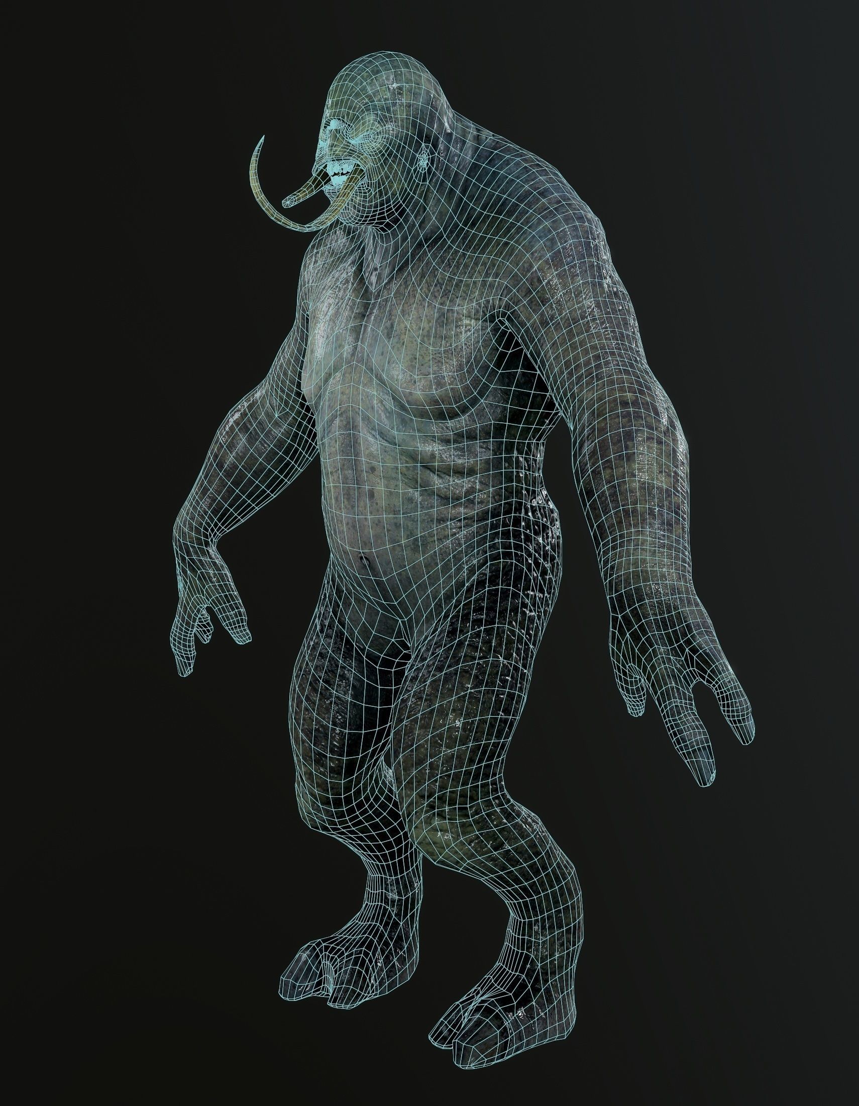 3D model Monster-RIGGED VR / AR / low-poly rigged | CGTrader