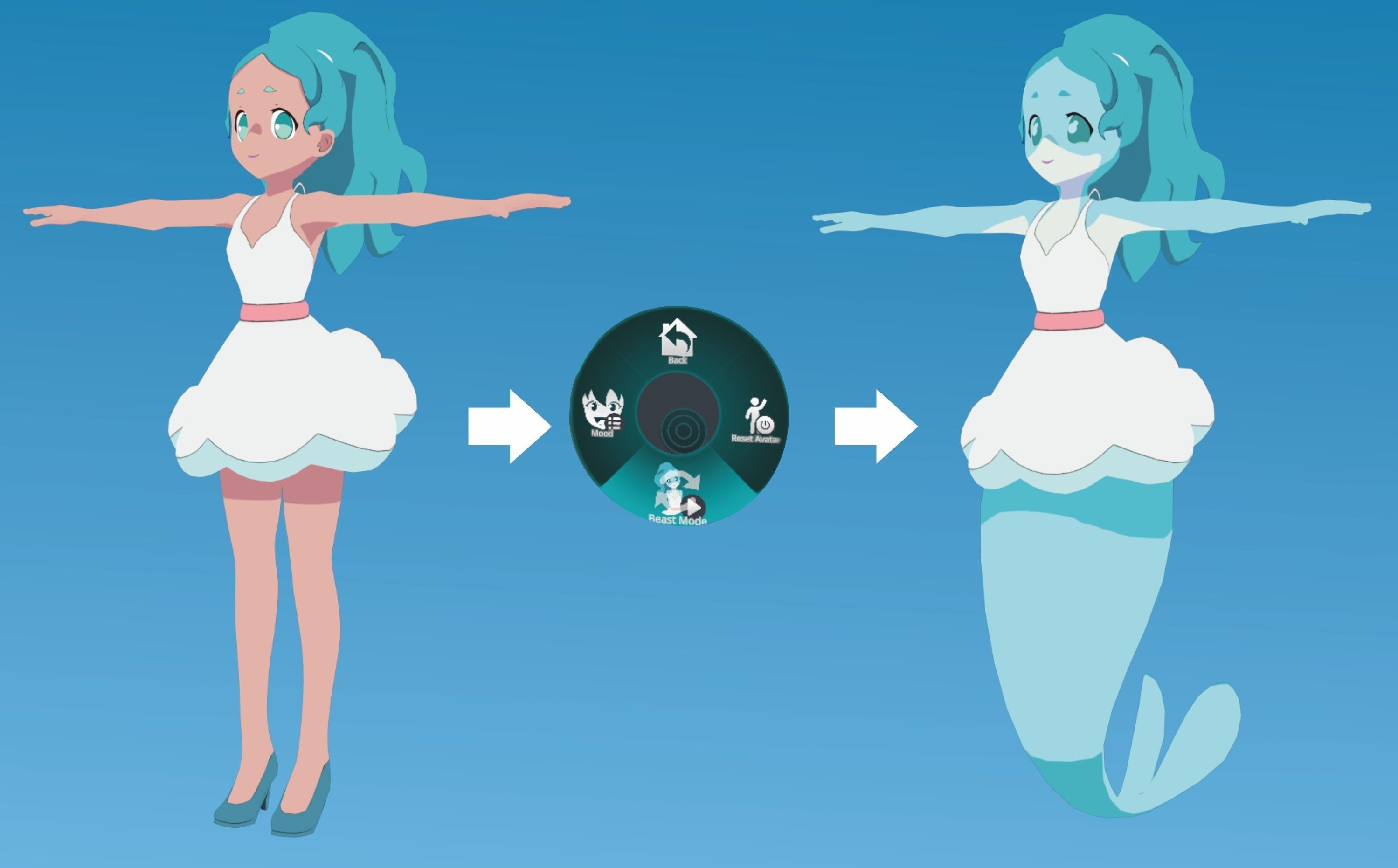 Nina Flip BNA Brand New Animal VRChat 3D model rigged | CGTrader