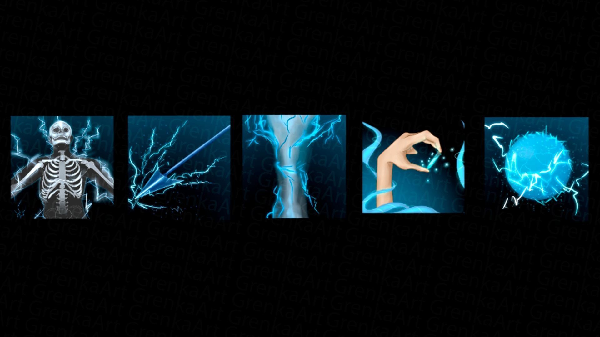 Set of magic spells Texture | CGTrader