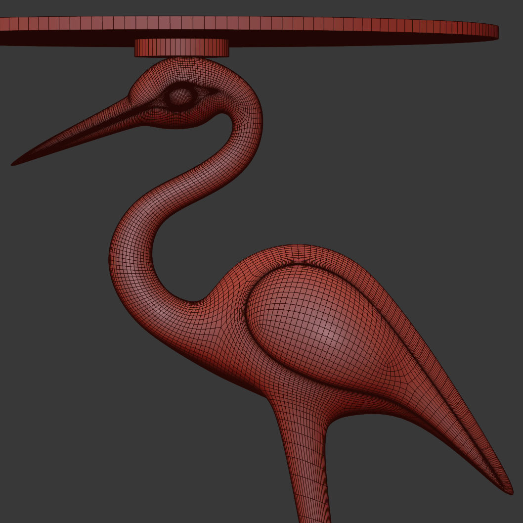 Side table Crane 3D model | CGTrader