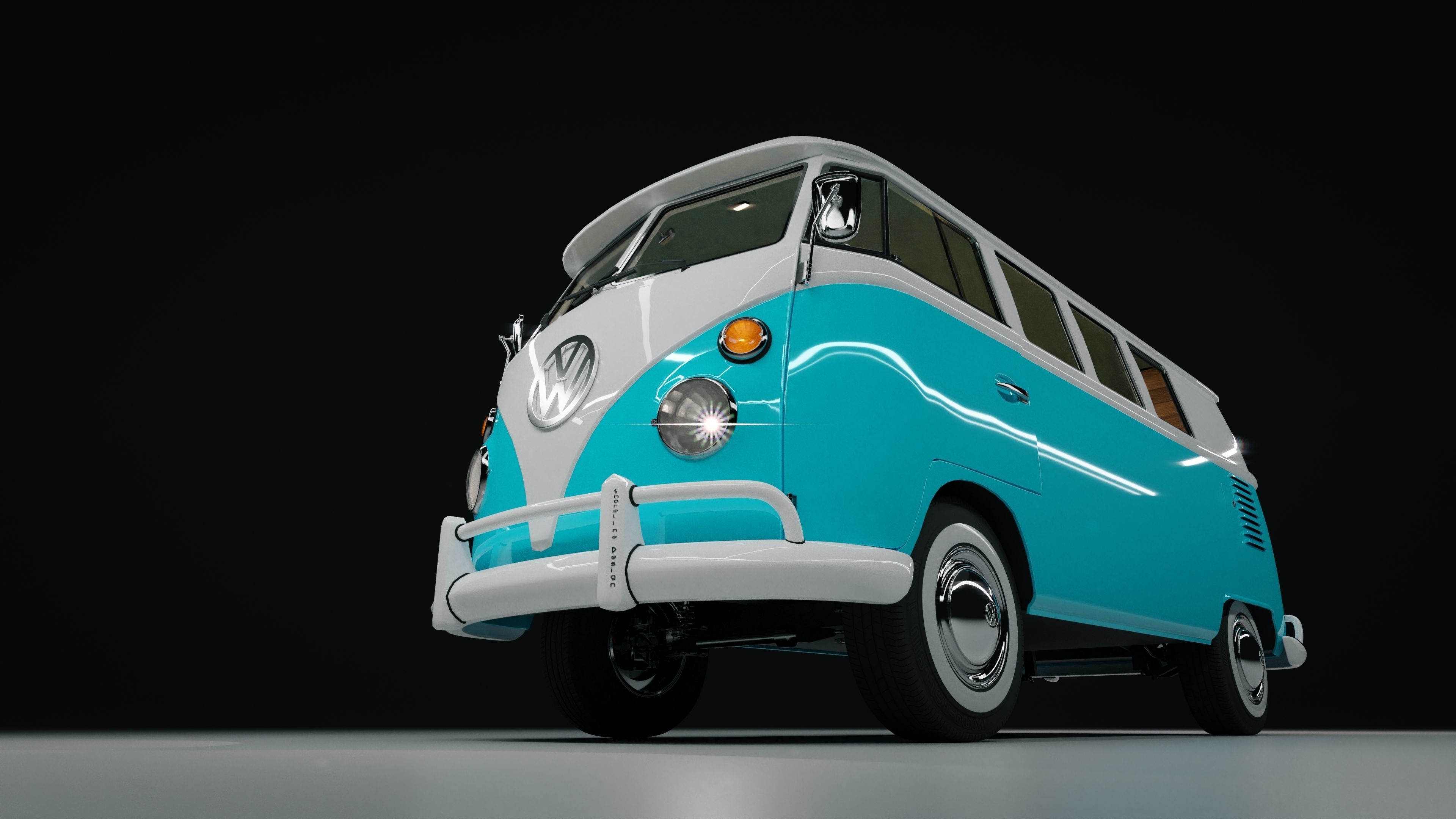 Volkswagen Type 1 camper van 3D model | CGTrader