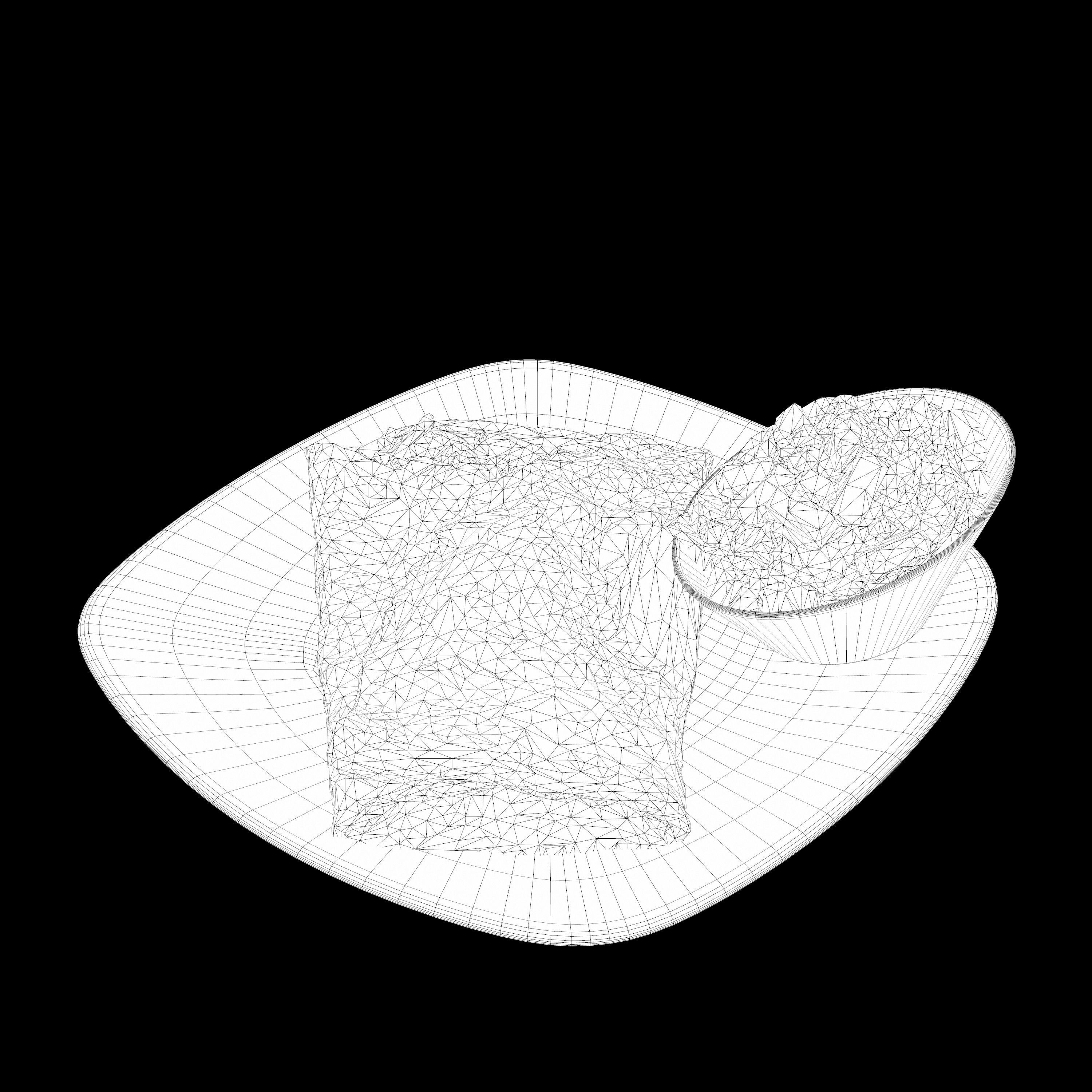 3D model Chipotle chicken crepe VR / AR / low-poly | CGTrader