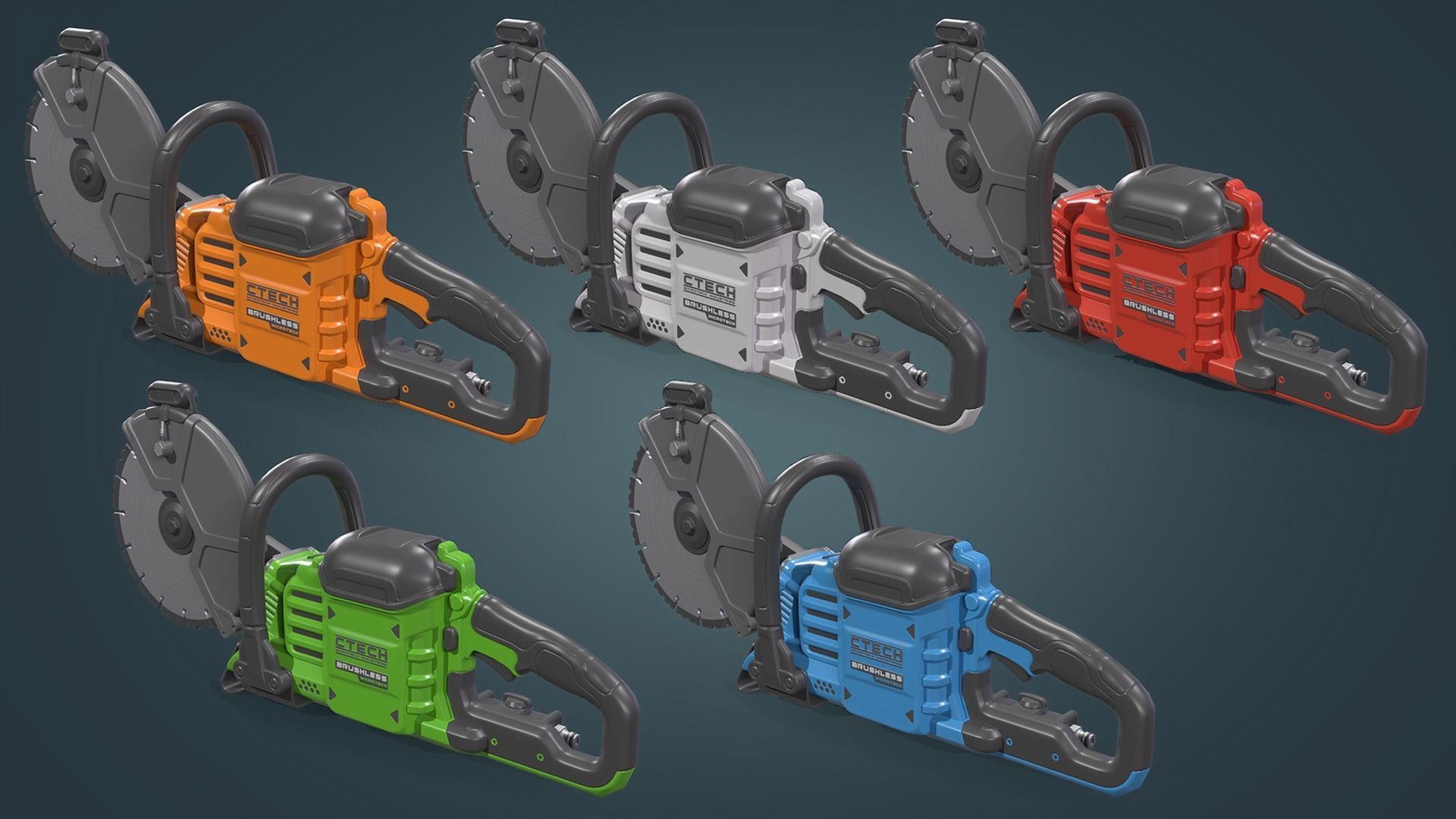 3D model Cut Off Saw VR / AR / low-poly | CGTrader