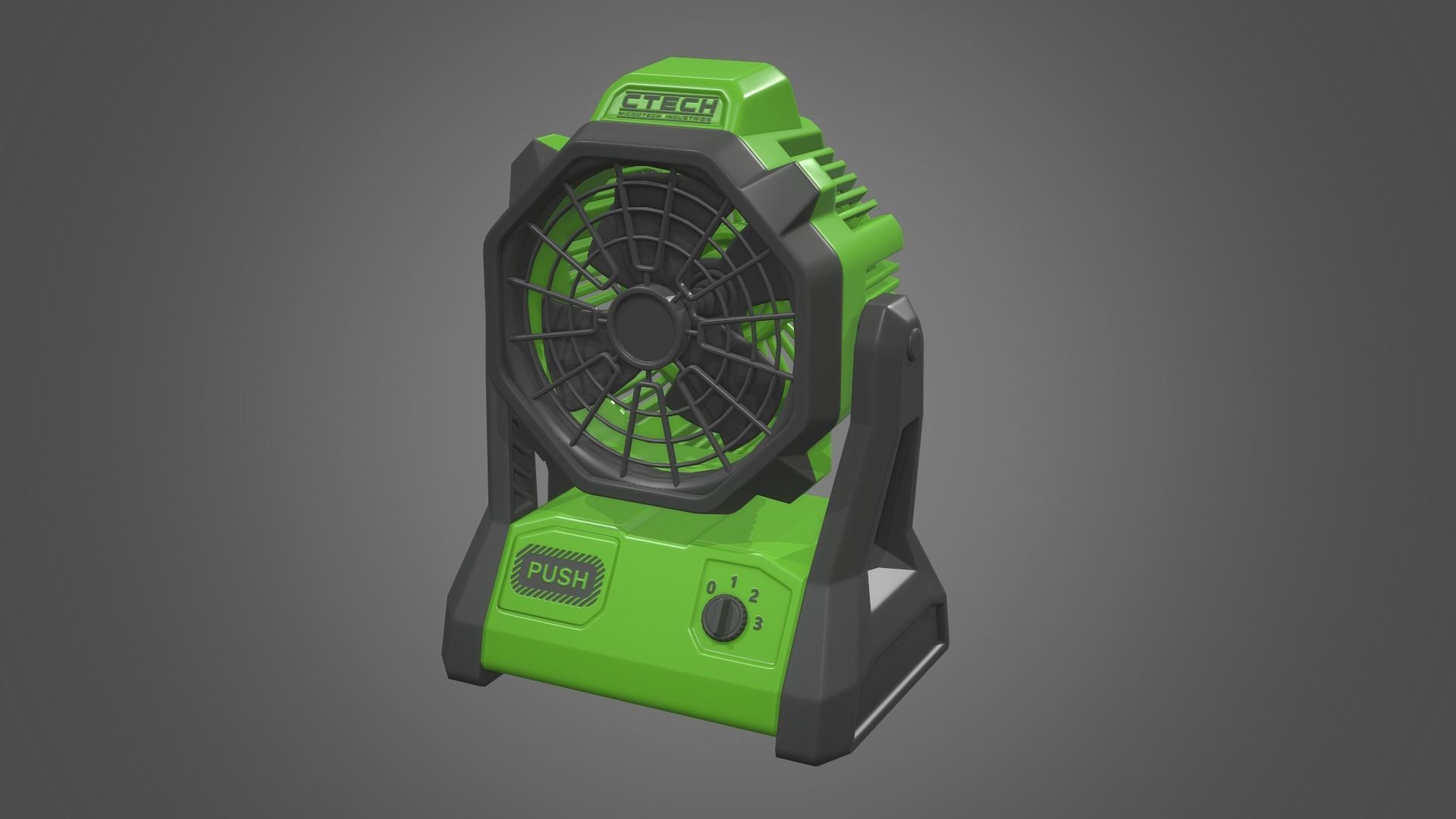 3D model Jobsite Fan VR / AR / low-poly | CGTrader