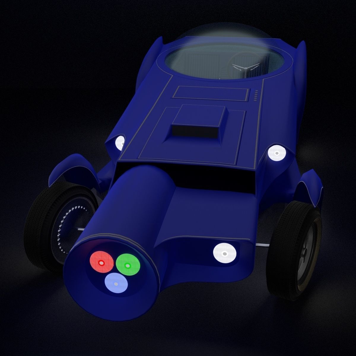 Orbitron Custom Hot Rod 3D model | CGTrader