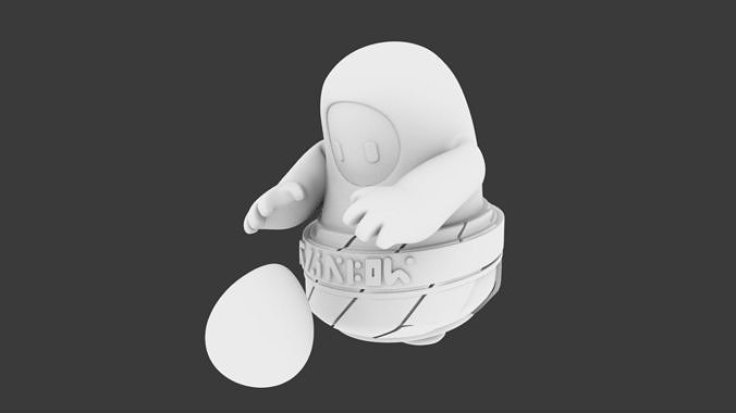 Fall Guys - 3D Print 01 3D model 3D printable | CGTrader