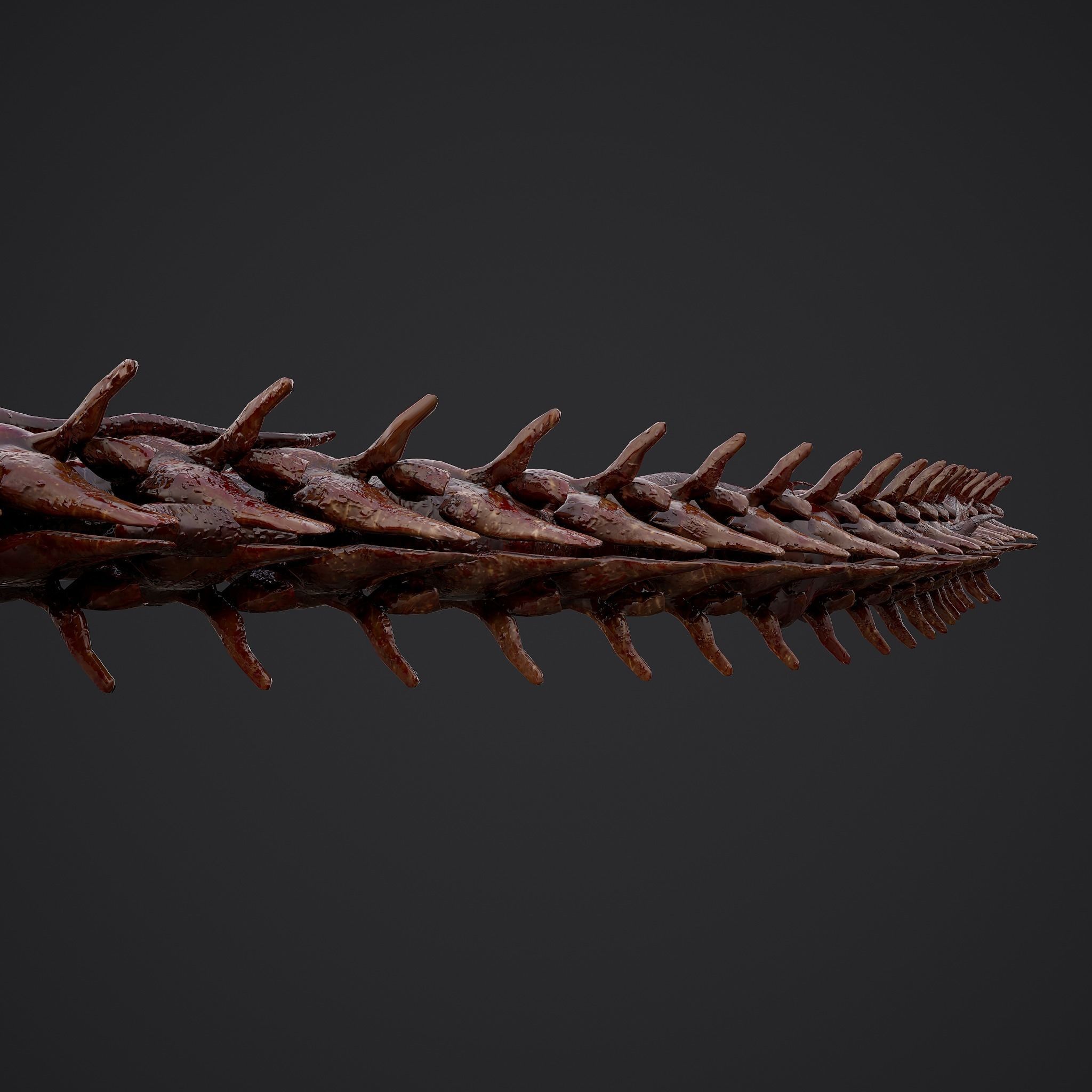 3D model Bloody Spine VR / AR / low-poly | CGTrader
