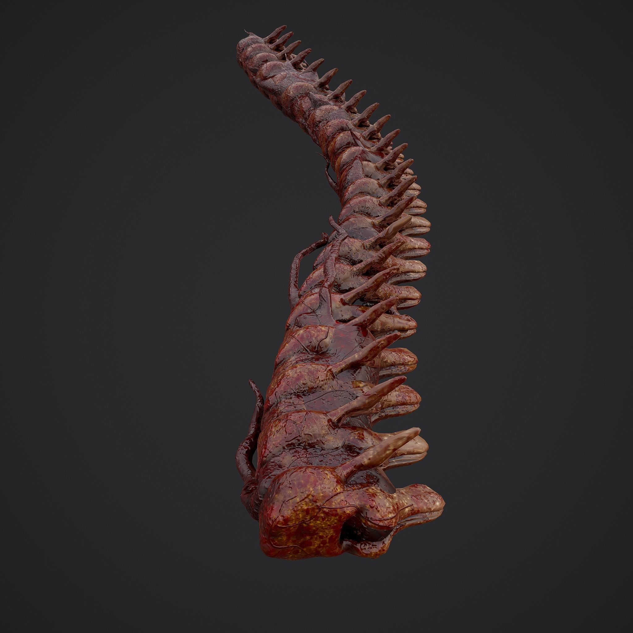 3D model Bloody Spine VR / AR / low-poly | CGTrader