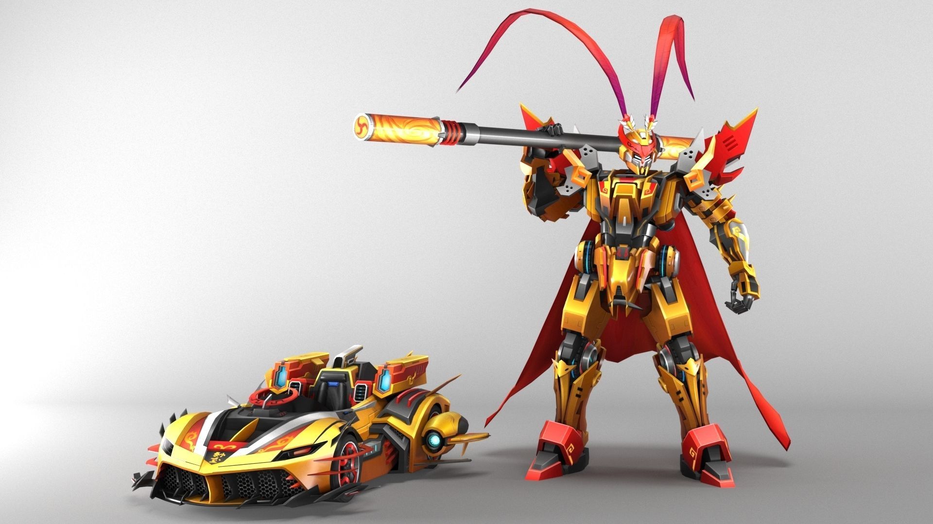 Wukong Transformer 3D Model 3D model | CGTrader