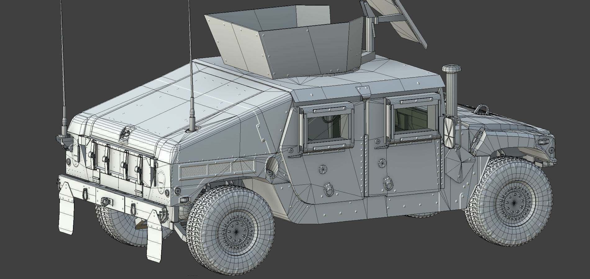 3D model Humvee M1151A1 VR / AR / low-poly | CGTrader