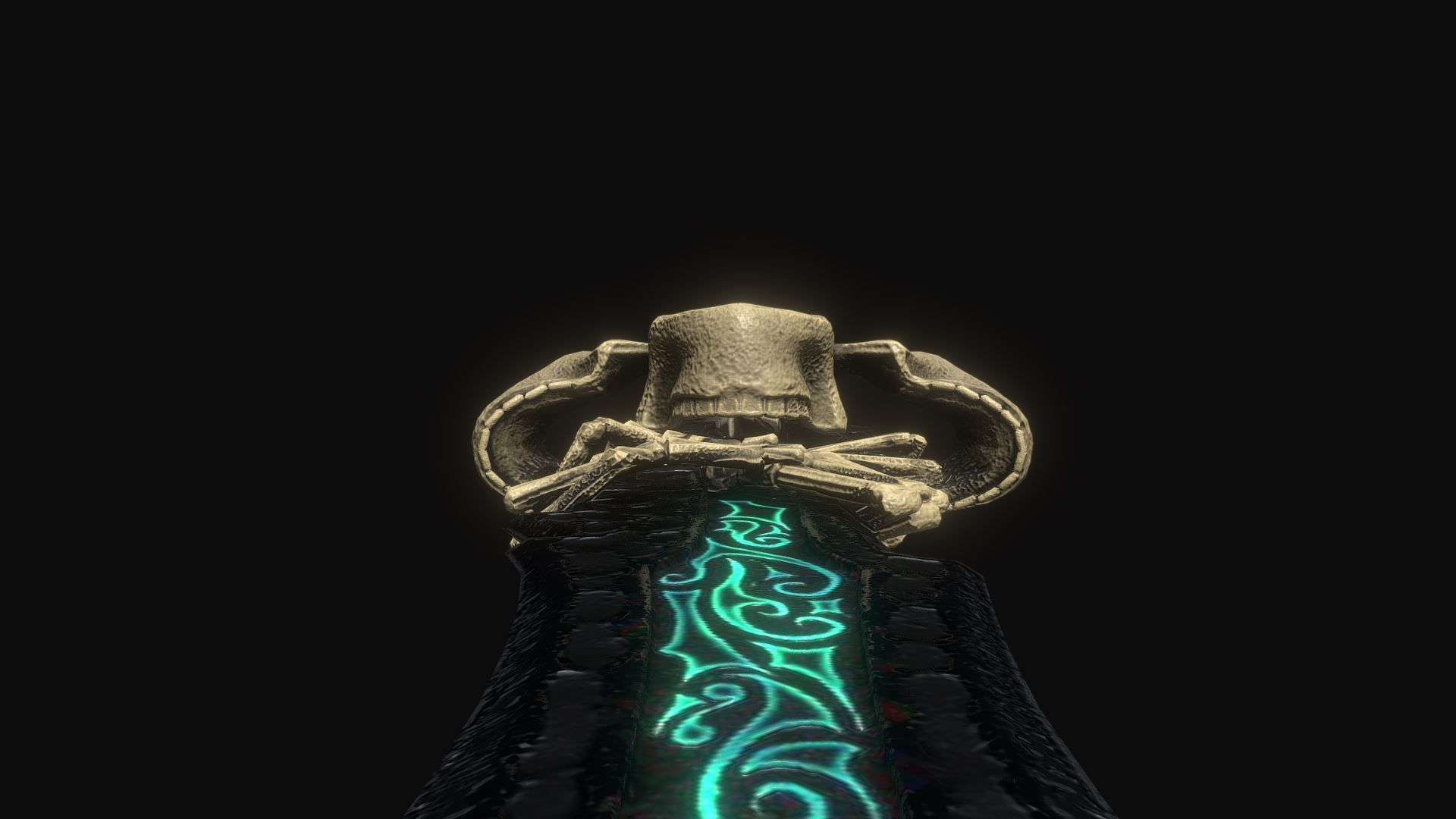 3D model Skeleton Longsword VR / AR / low-poly | CGTrader