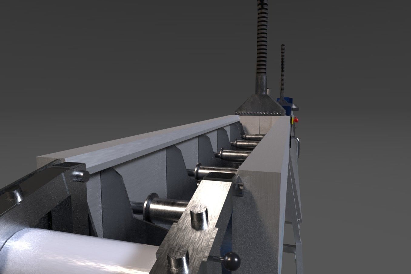 3D model KraussMaffei Berstorff extruder machine VR / AR / low-poly ...