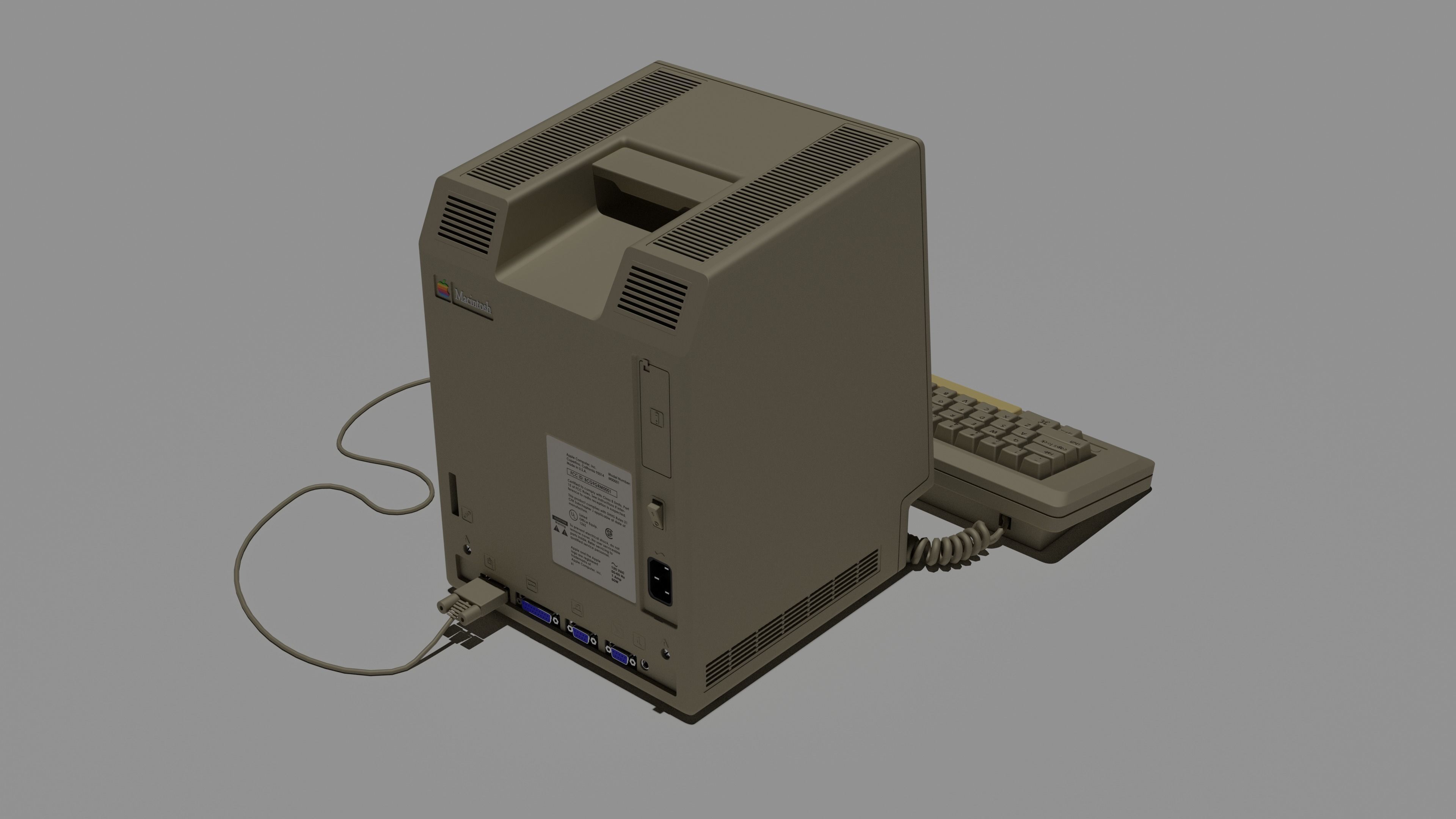Apple Macintosh free 3D model | CGTrader