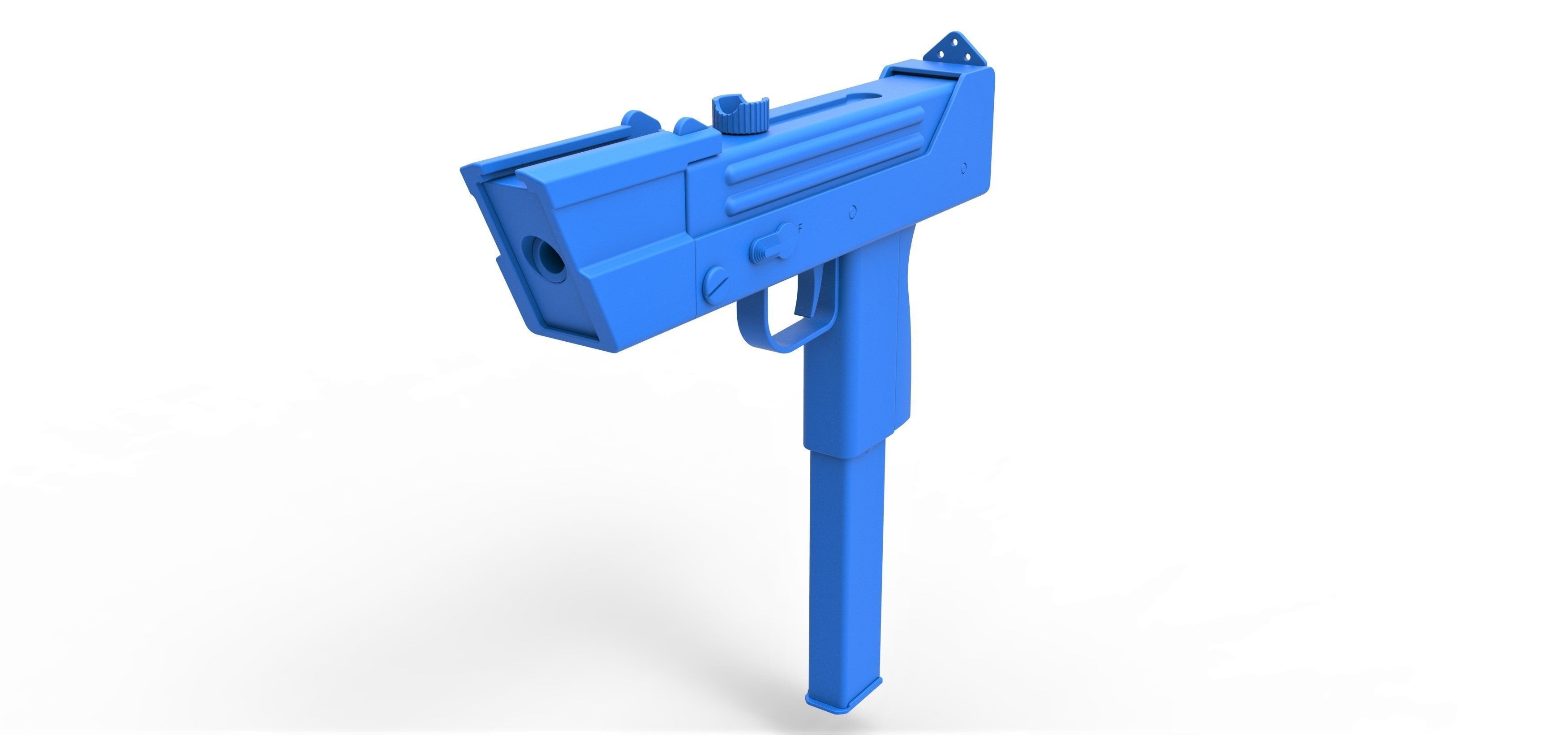 Modified MAC-11 from the movie Total recall 1990 3D model | CGTrader