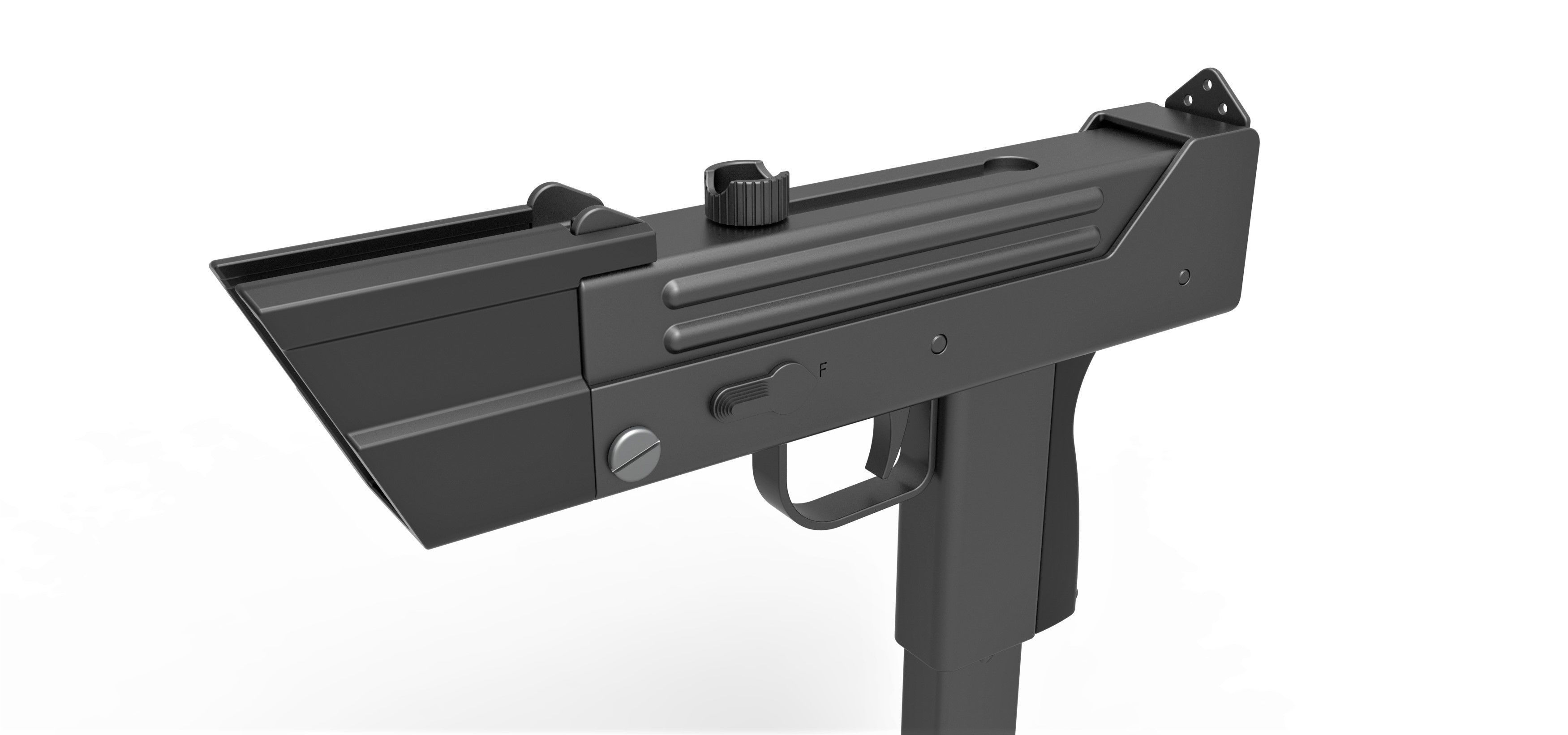 Modified MAC-11 from the movie Total recall 1990 3D model | CGTrader