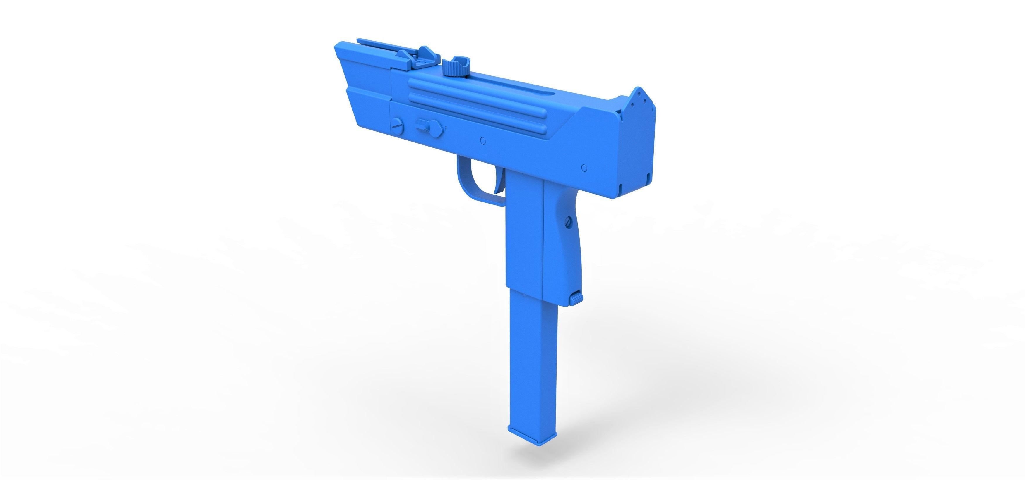 Modified MAC-11 from the movie Total recall 1990 3D model | CGTrader