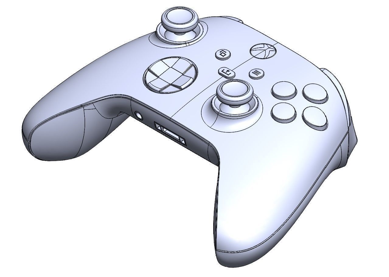 XBOX SERIES S CONTROLLER 3D model animated | CGTrader