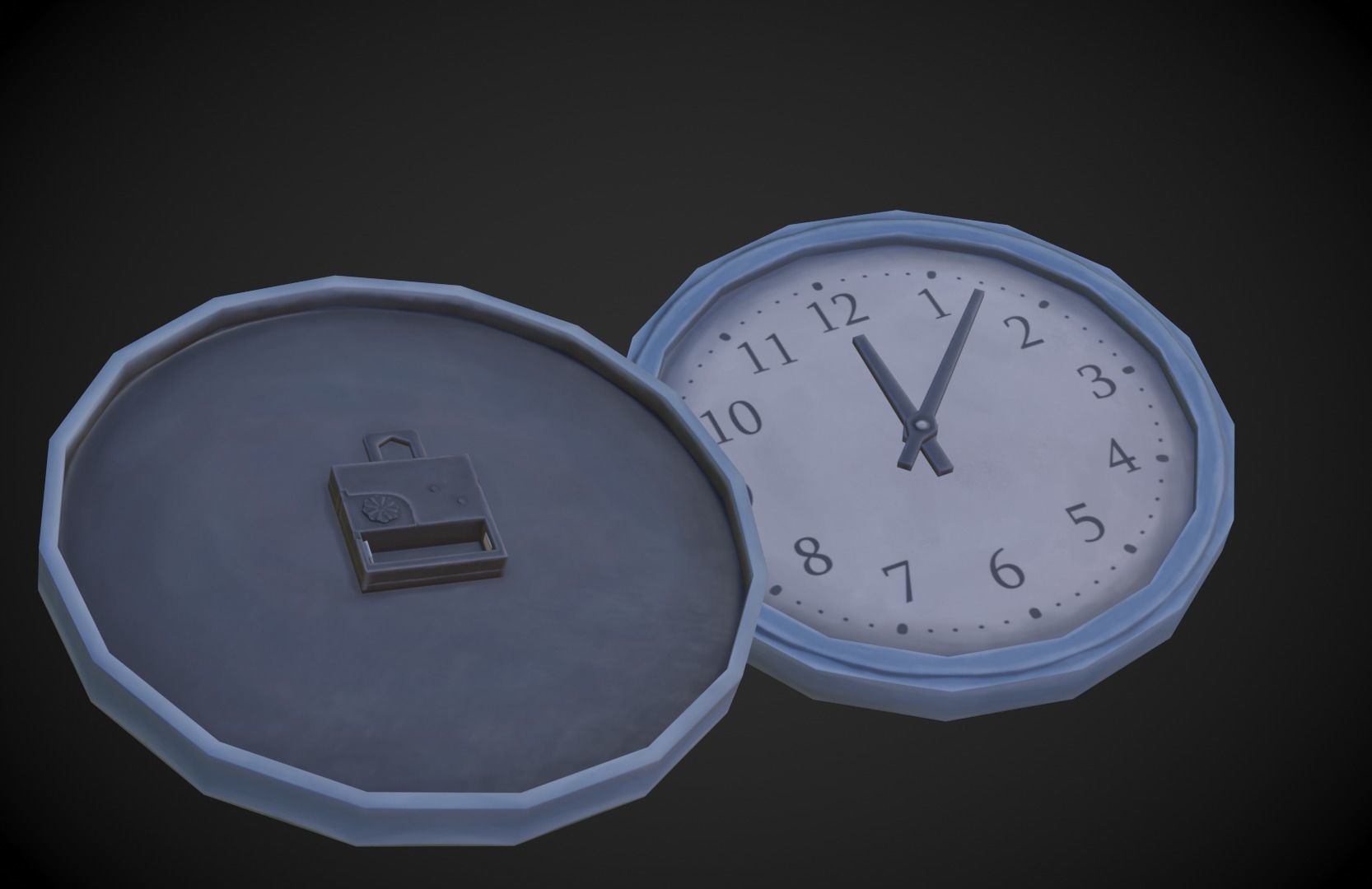 3D model Wall Clocks - Stylized VR / AR / low-poly | CGTrader