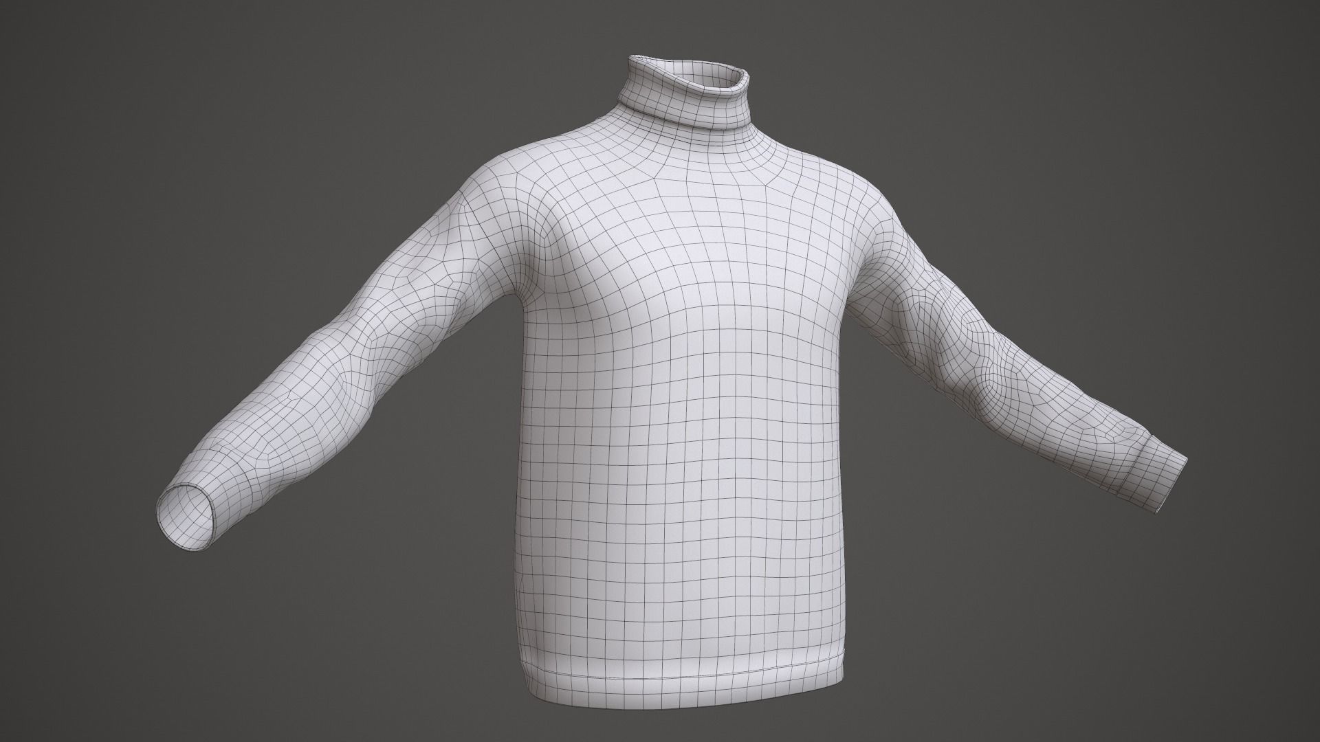 3D model Black sweater VR / AR / low-poly | CGTrader