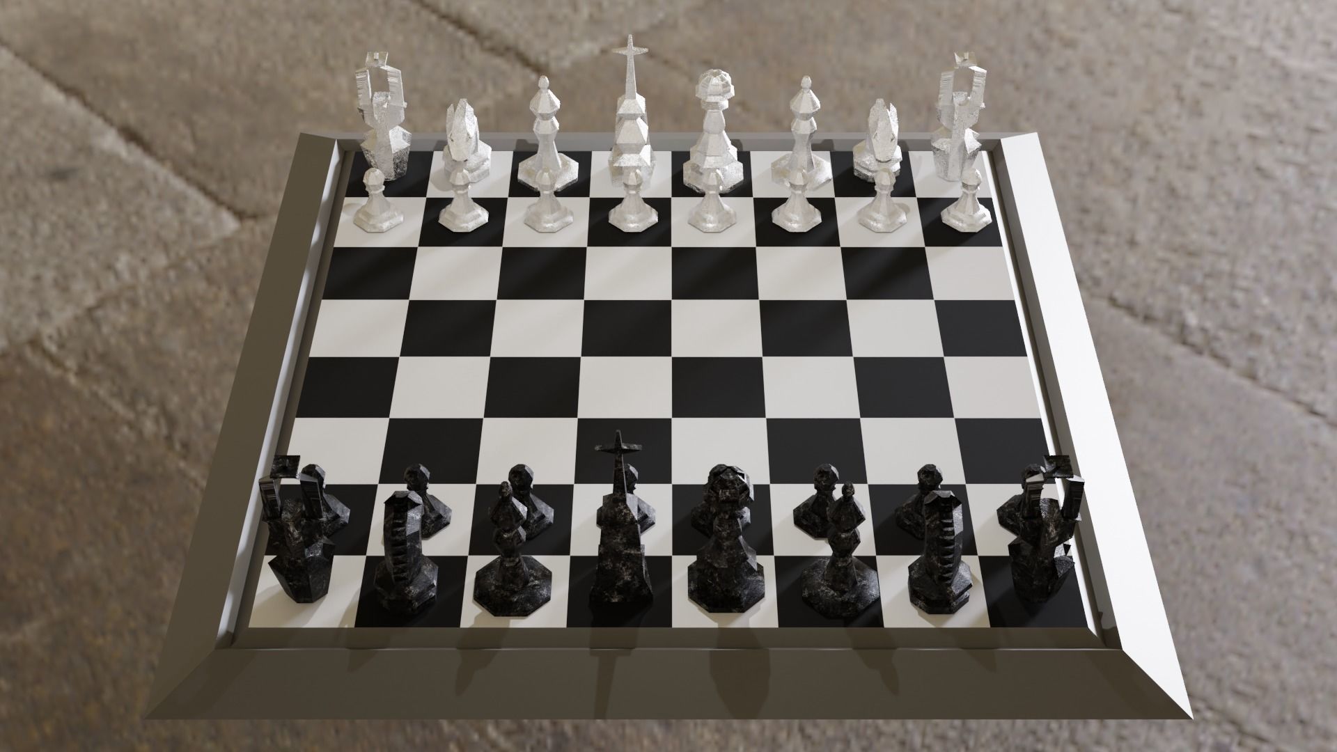 3D model The Magic Chess-Original VR / AR / low-poly | CGTrader