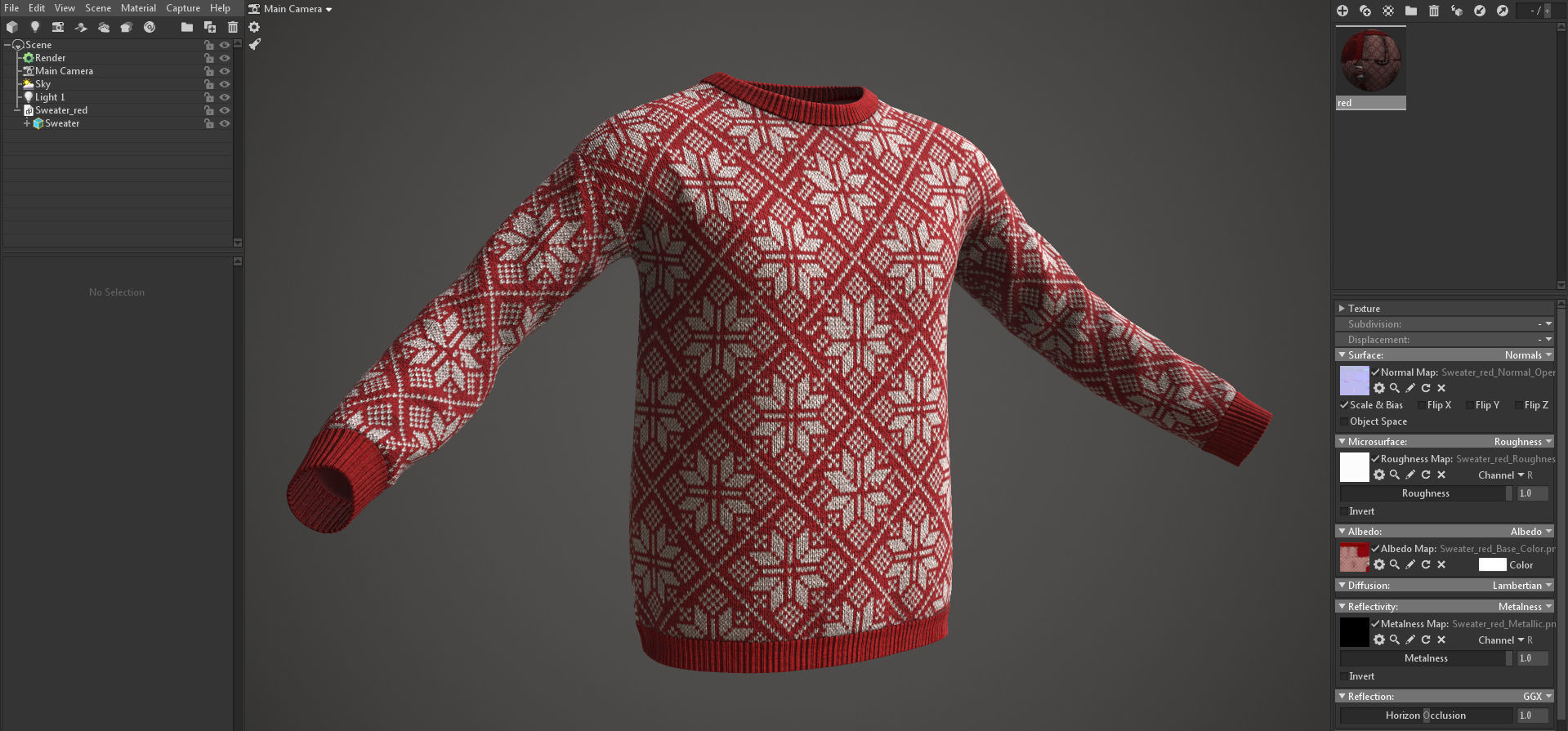 3D Model Collection Christmas sweaters VR / AR / low-poly | CGTrader