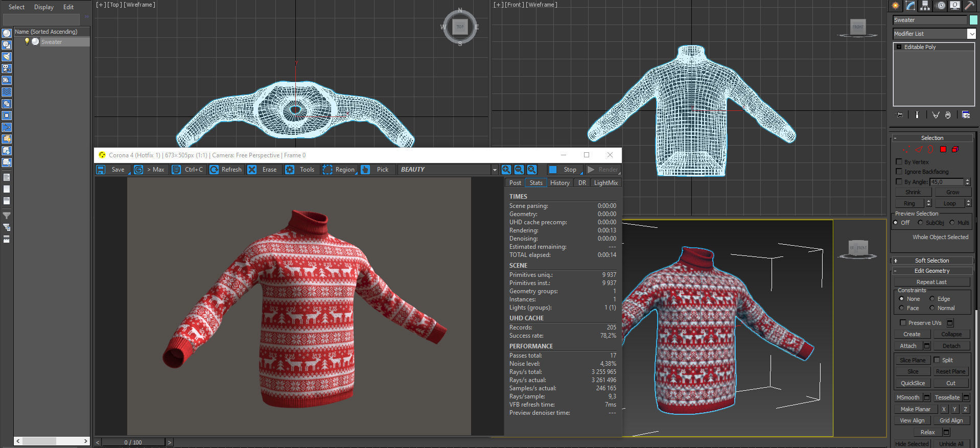 3D Model Collection Christmas sweaters VR / AR / low-poly | CGTrader