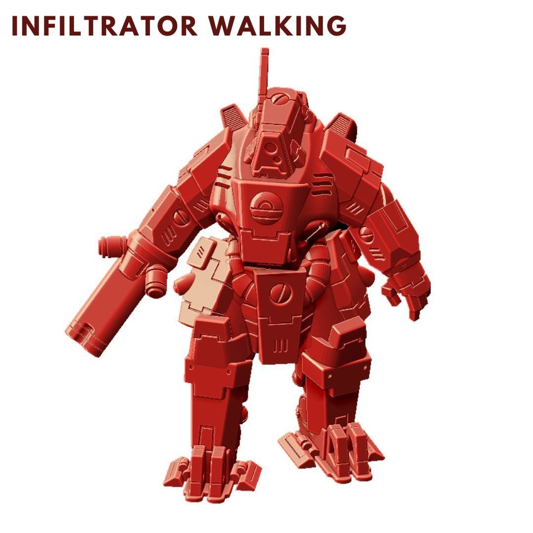 Auger Warsuit Team 3D model 3D printable | CGTrader