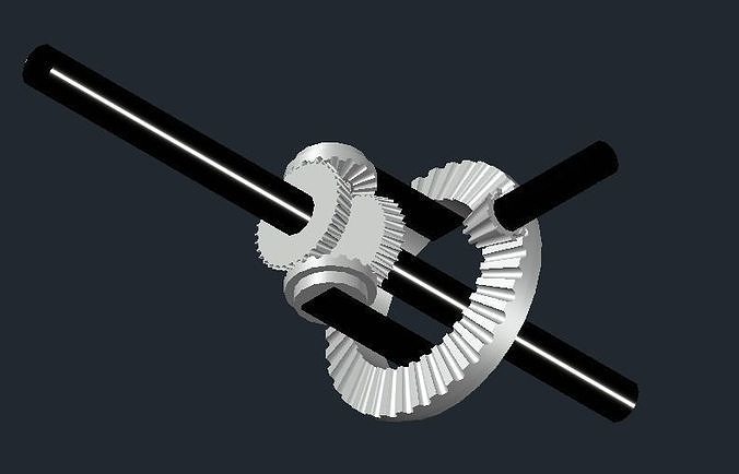 Differential gear 3D model | CGTrader