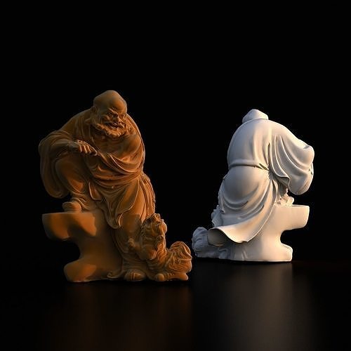 Buddha arhat02 3D model | CGTrader