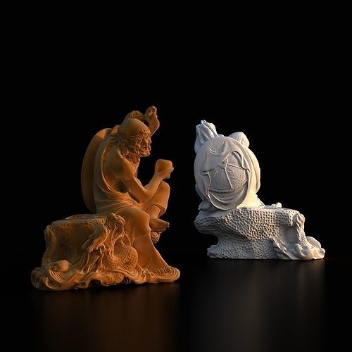 Buddha arhat01 3D model | CGTrader