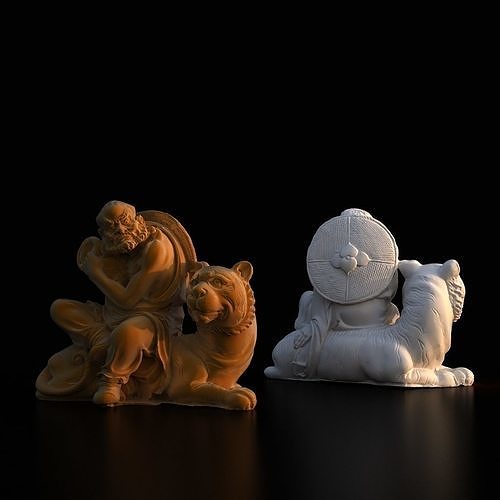 Buddha arhat05 3D model | CGTrader