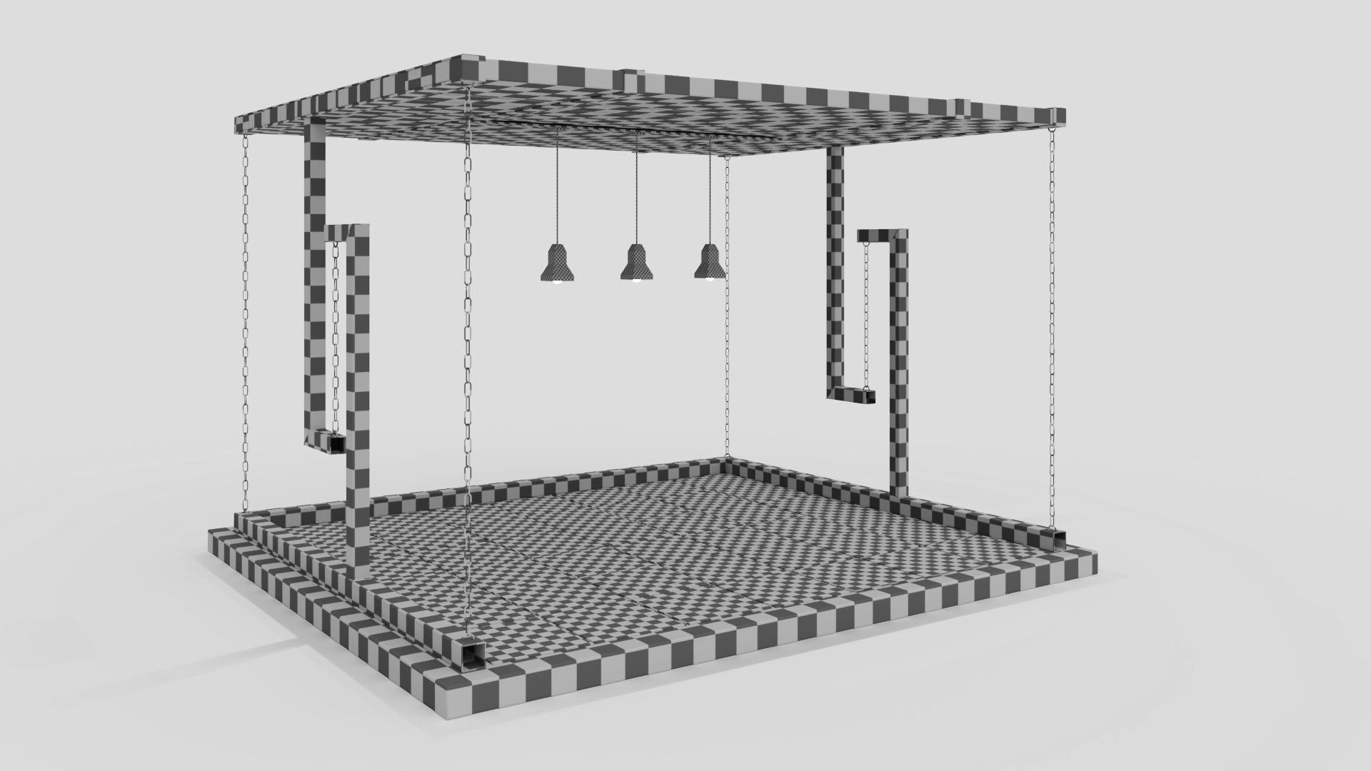 Floating gazebo 3D model | CGTrader