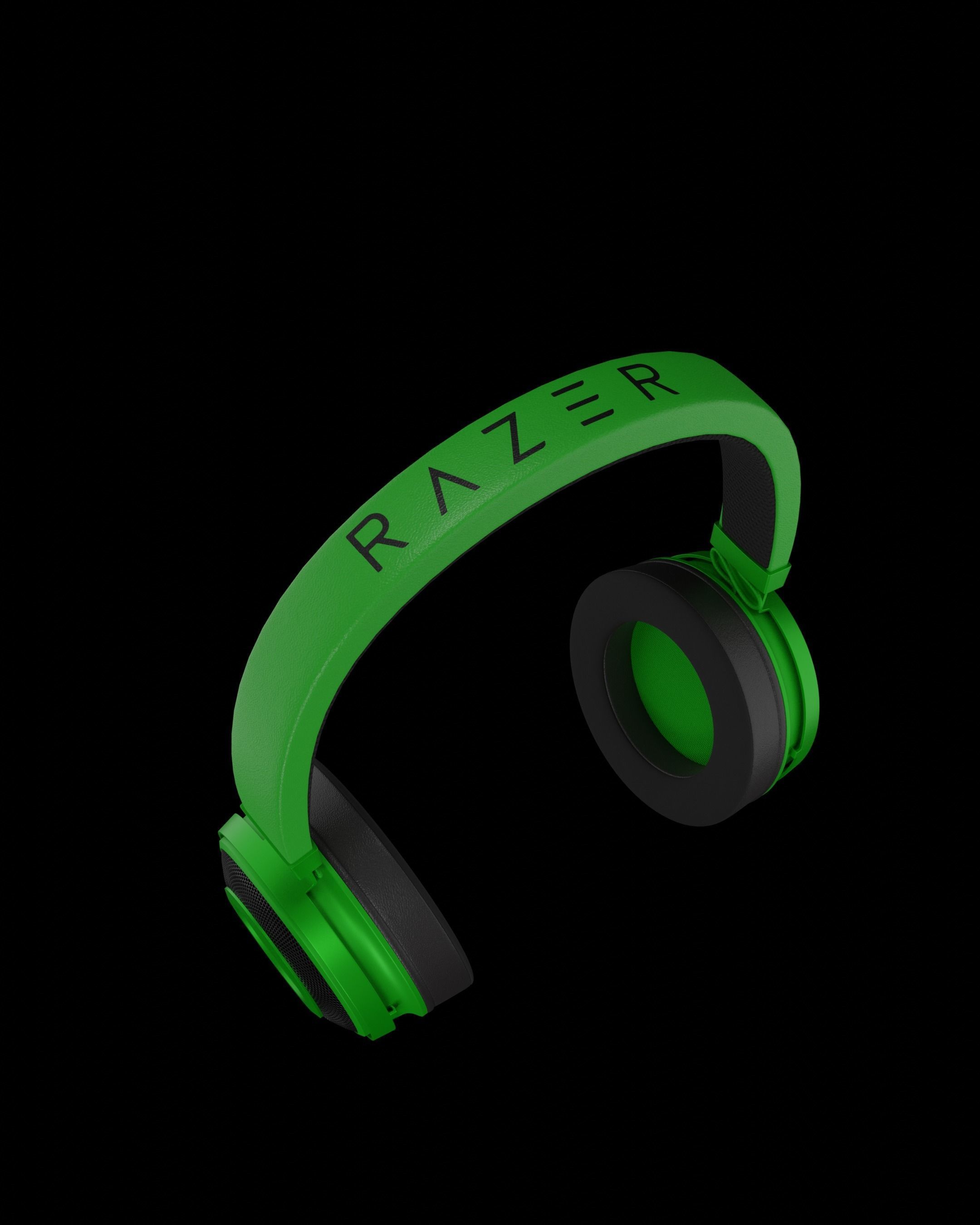 RAZER Head phone 3D model | CGTrader