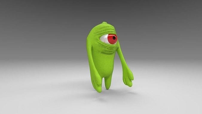 3D model One Eye monster VR / AR / low-poly | CGTrader