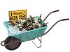 wheelbarrow with beer 3D model | CGTrader