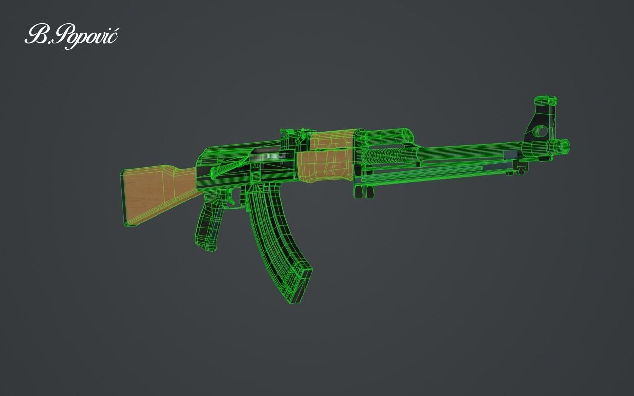 Zastava M72 3D model | CGTrader