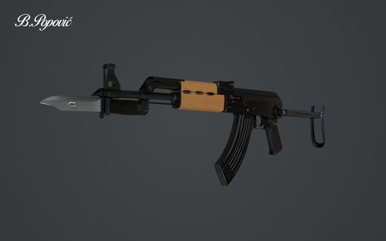 Zastava M70AB2 3D model | CGTrader